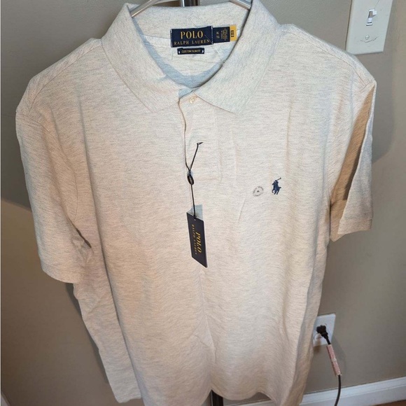 Ralph Lauren | Shirts | Ralph Lauren Cream Classic Mens Polo | Poshmark